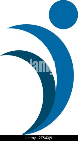 Human character logo sign illustration vector design Stock Vector Image ...