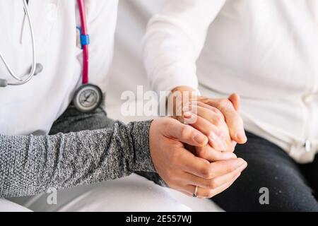 Woman being caressed Stock Photo - Alamy