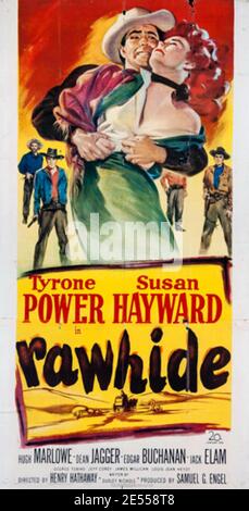 SUSAN HAYWARD RAWHIDE (1951 Stock Photo - Alamy