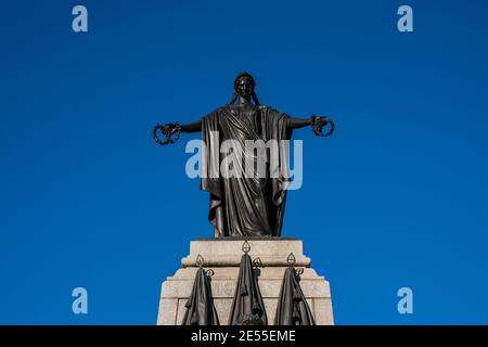 London, England, UK. Guards' Crimean War Memorial (by John Bell, 1860 ...