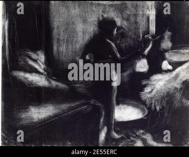 Edgar Degas - Le Tub Stock Photo - Alamy