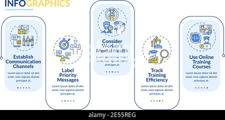 Employee reboarding vector infographic template Stock Vector Image ...