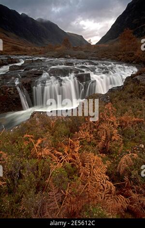 Glen Coe Highland Scotland the Clachaig Inn or hotel Stock Photo - Alamy