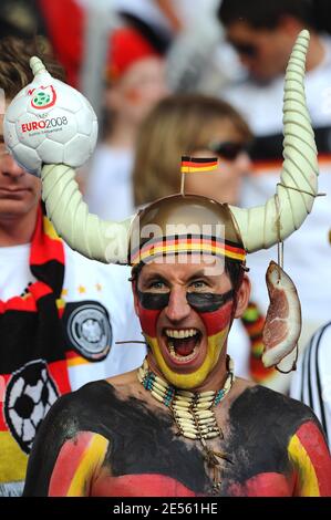 GERMAN FAN GERMANY V SPAIN ERNST-HAPPEL-STADION VIENNA AUSTRIA 29 June ...