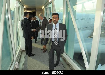 Emirates Chairman and CEO Sheikh Ahmed Bin Saeed Al Maktoum seen inside ...