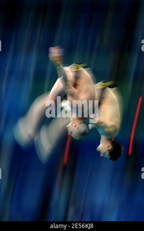 MATHEW HELM & ROBERT NEWBERY MENS SYNCHRONISED DIVING OLYMPIC STADIUM ...