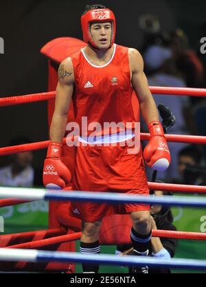 Australia's boxer Brad Pitt begins his fight category 91 Weight in the ...