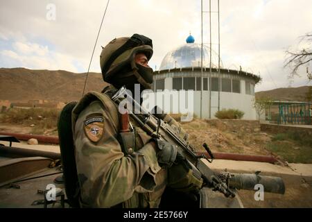 French troop of the 2nd Company, Regiment of March of Chad security ...
