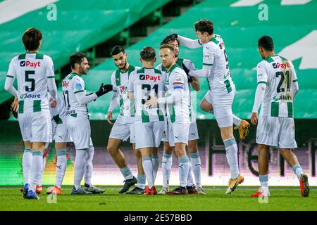 GRONINGEN, NETHERLANDS - JANUARY 26: Ramon Pascal Lundqvist of FC ...