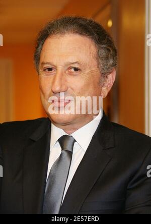 TV Presenter Michel Drucker poses before the Nids d'Or for Nestle party ...