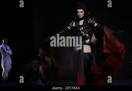 Celine Galli during curtain call of 'Blanche Neige' directed by Angelin ...