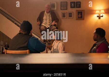 TRUTH SEEKERS, from left: Emma D'Arcy, Astrid's burnt mother, The Girl ...