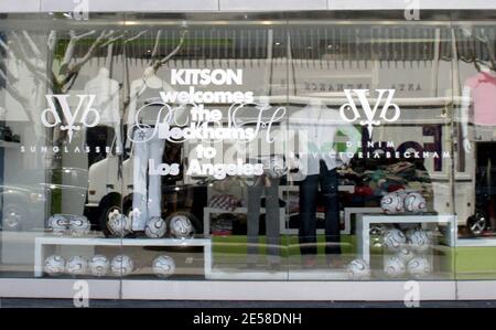 Even the stores in LA have gone Beckham crazy. Trendy boutique Kitson ...