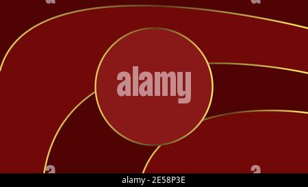 Luxury Red Paper Cut Background for Poster, Flyer, Vector, Cover Design ...