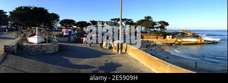 Lovers Point Beach, Pacific Grove, CA Stock Photo - Alamy