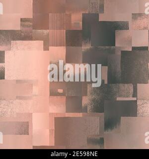 Seamless rectangle geo tile mosaic pattern swatch Stock Photo - Alamy