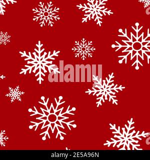 Falling snowflakes christmas background. Subtle flying snow flakes and ...