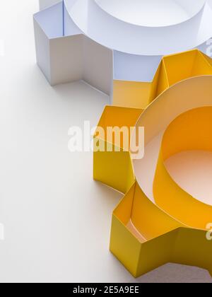 Illustration of gear mechanism on white background Stock Photo - Alamy