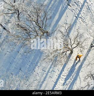 Aerial photo shows the rime scenery in Guilin City, south China's ...