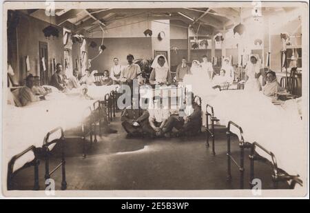 WW1 - British Military Hospital Ward Stock Photo - Alamy