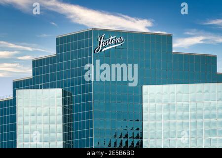 BLOOMINGTON, MN, USA - DECEMBER 20, 2020: Josten's corporate ...