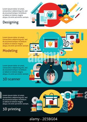 Rapid prototyping line icons collection. Innovation, Modeling, Development, Iteration ...