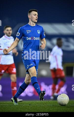 Genk's Bryan Heynen pictured in action during a soccer match between ...