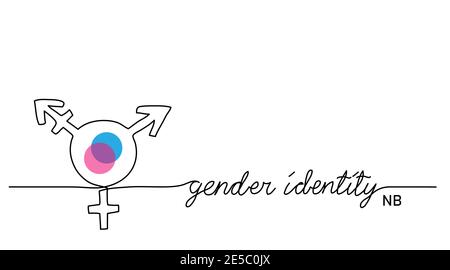 Gender binary icon outline vector. Social stereotype. Couple equality ...