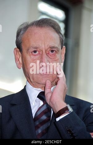 Paris mayor Bertrand Delanoe attends a ceremony at the police ...
