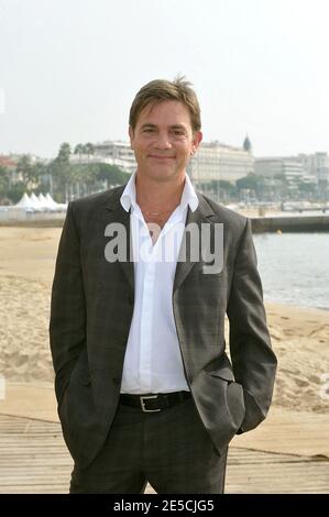 British actor John Michie posing a photocall to celebrate the 25th ...