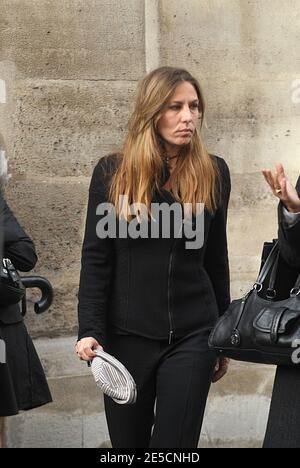 Funeral of Francoise Seigner ( actrice and Comedie Francaise member) at ...