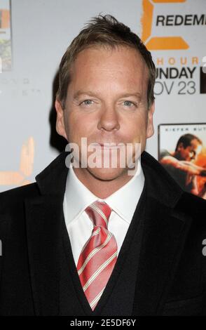 Kiefer Sutherland attends the "24 Redemption" release event. Previously ...