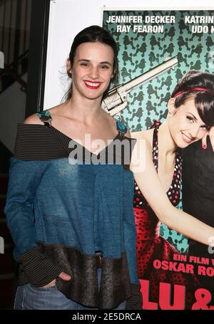 Actress Jennifer Decker poses during the French premiere of 'Lulu and ...