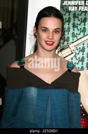 Actress Jennifer Decker poses during the French premiere of 'Lulu and ...