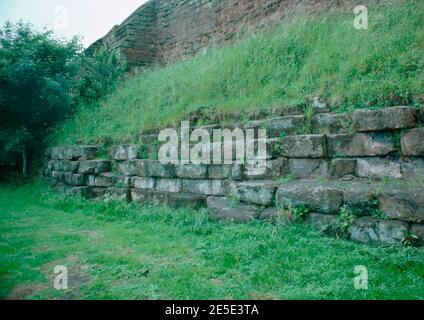 Ruins of Roman settlement and fort Deva Victrix in Chester, Cheshire ...