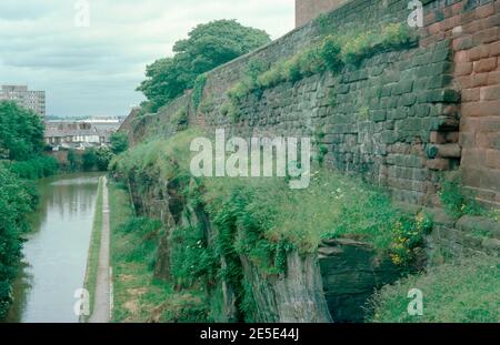 Ruins of Roman settlement and fort Deva Victrix in Chester, Cheshire ...