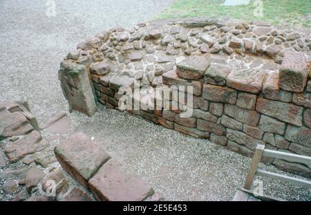 Ruins of Roman settlement and fort Deva Victrix in Chester, Cheshire ...