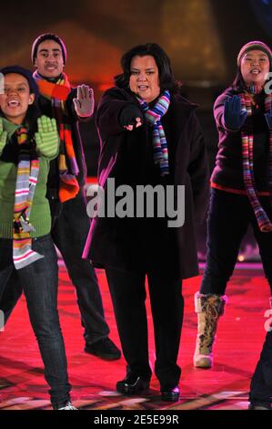 TV personality Rosie O'Donnell performs onstage at the annual tree ...