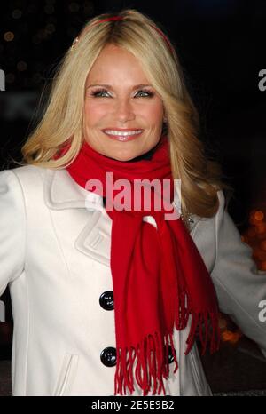 Singer Kristen Chenoweth attends the annual tree lighting ceremony and ...