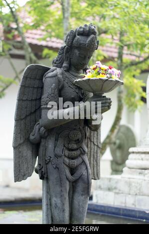 When you stop by Mendut Temple, next to it is a monastery which ...