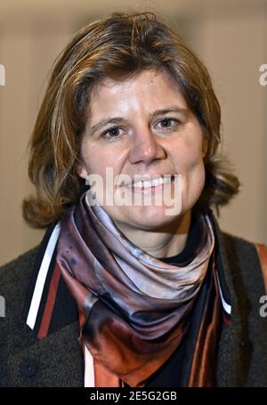 Crisis manager Corona test and trace Brussels Inge Neven pictured ...