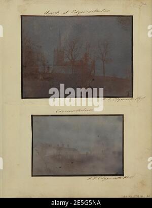 The Church at Edgeworthstown.. Michael Pakenham Edgeworth (Irish, 1812 ...