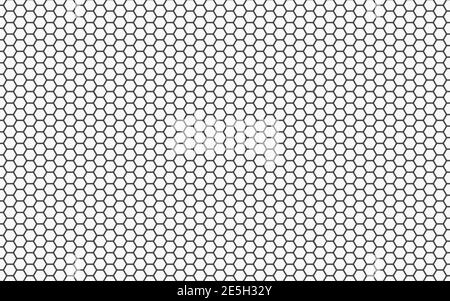 Honeycomb Background. Simple hexagon grid with inner solid cells. Regular hexagon shapes ...