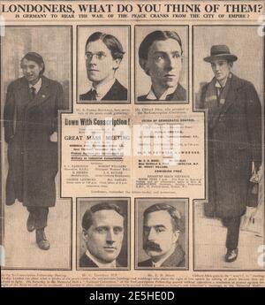 Conscientious Objectors, World War I Stock Photo - Alamy