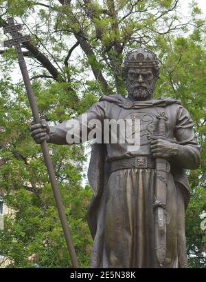 Statue of King Samuel in Sofia, Bulgaria Stock Photo - Alamy