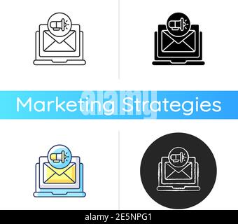 Direct to customer or business to business icon symbol. Flat vector ...