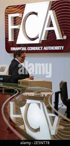 Entrance to the Financial Conduct Authority FCA Stock Photo - Alamy