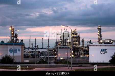 OMV Refinery, Schwechat, Vienna, Austria Stock Photo - Alamy