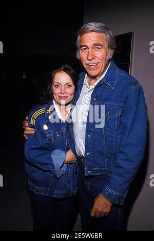 Howard Keel, Wife Judy Magamoll And Daughter Leslie Grace 1987 Credit ...