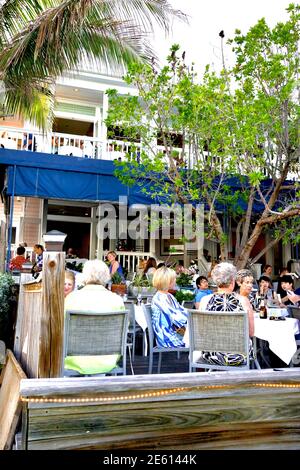 Restaurant Louie's Backyard, Key West, Florida Keys, Florida, USA Stock ...